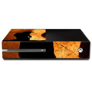 mightyskins skin compatible with microsoft xbox one - fire fighter | protective, durable, and unique vinyl decal wrap cover | easy to apply, remove, and change styles | made in the usa