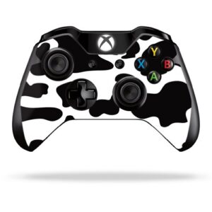 mightyskins skin compatible with microsoft xbox one or one s controller - cow print | protective, durable, and unique vinyl wrap cover | easy to apply, remove, and change styles | made in the usa