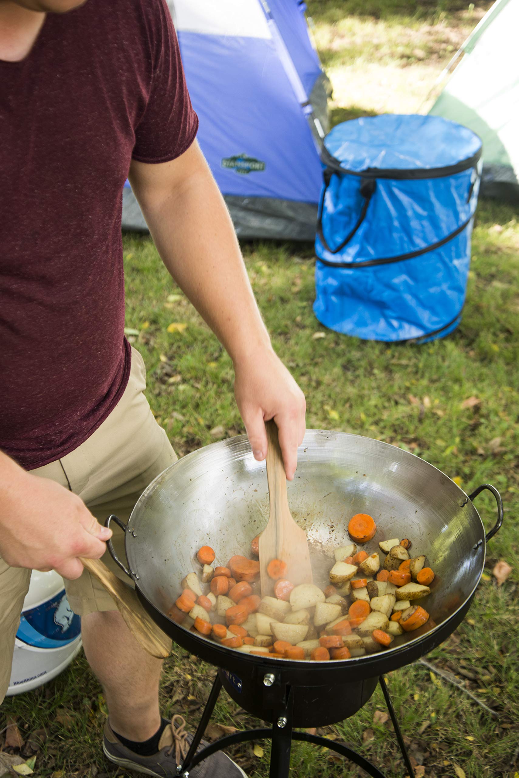 Stansport Camp Stove with Carbon Steel Wok (217-100)