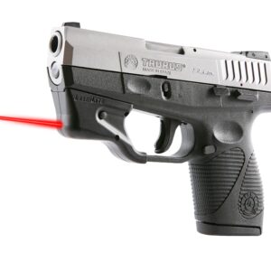 LaserLyte UTA-TA Laser Sight Trainer for Taurus TCP and Slim with Push Button Activation and Auto-Off Function for Use as Laser Sight or Training Tool Black -Length: 2.10 inches/5.33 cm -Width: .78 inches/ 1.98 cm -Height: 1.44 inches/3.66 cm