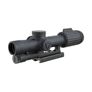 trijicon vcog 1-6x24 riflescope red segmented circle/crosshair .223/55 grain ballistic reticle with thumb screw mount