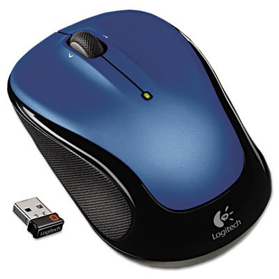 A better mix of precision and comfort with scrolling designed for Web use. - LOGITECH, INC. M325 Wireless Mouse, Right/Left, Blue