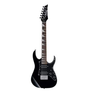 ibanez grgm21bkn 3/4 size mikro electric guitar - black night finish