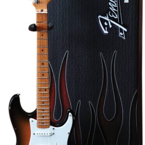 Officially Licensed Mini Sunburst Fender Strat Guitar Replica