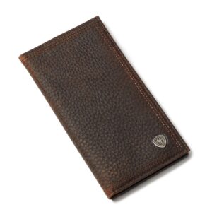 ariat men's wallets rowdy rodeo brown, one size