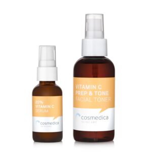 vitamin c super serum & vitamin c facial toner- treatment set