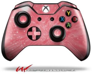 wraptorskinz decal style vinyl skin wrap compatible with xbox one original wireless controller stardust pink - (controller not included)