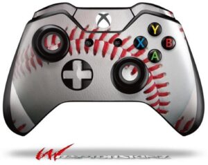 wraptorskinz decal style vinyl skin wrap compatible with xbox one original wireless controller baseball - (controller not included)