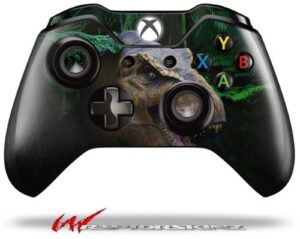 wraptorskinz decal style vinyl skin wrap compatible with xbox one original wireless controller t-rex - (controller not included)