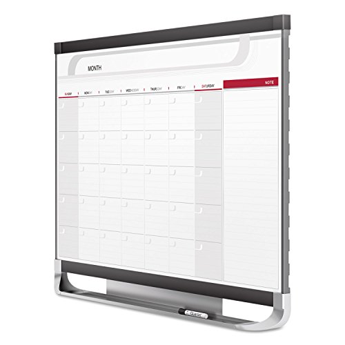 Quartet Dry Erase Calendar Board, Planner, Magnetic Whiteboard, 3' x 2', Yearly, Total Erase Surface, Prestige 2 (CP32P2)