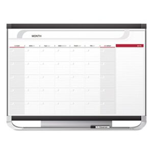 Quartet Dry Erase Calendar Board, Planner, Magnetic Whiteboard, 3' x 2', Yearly, Total Erase Surface, Prestige 2 (CP32P2)