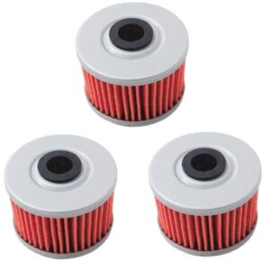 poweka kn113 powersports high performance oil filter for trx350 trx400 ex cb400 atc250es trx500 replace hf113