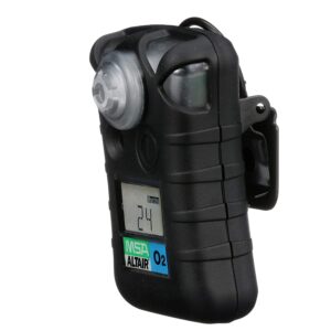 MSA 10092523 ALTAIR Single-Gas Detector - (O2) Oxygen (Low: 19.52%, High 23.0%), Color: Black, Portable Gas Monitor, Durable, Handheld, UL Standard-Approved