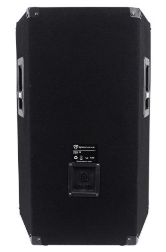 (2) Rockville RSG15 15 3-Way 1500 Watt 8-Ohm Passive DJ/Pro Audio PA Speaker Black