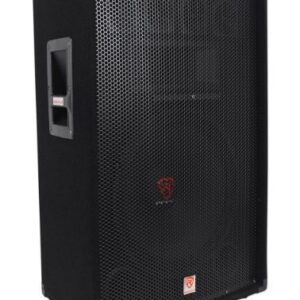 (2) Rockville RSG15 15 3-Way 1500 Watt 8-Ohm Passive DJ/Pro Audio PA Speaker Black