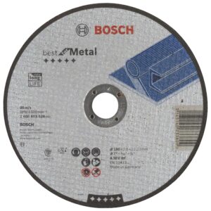 bosch 2608603524 flat hub disc for sanding metal a 30 t bf, grey, 2608603528