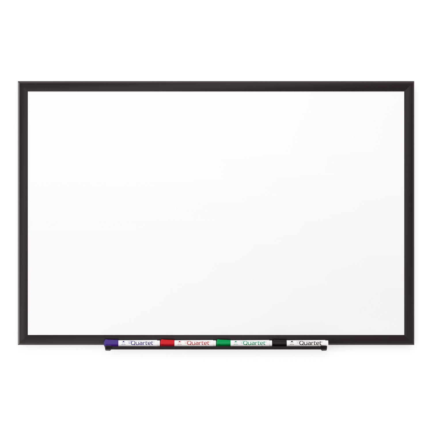 Quartet Magnetic Porcelain Whiteboard, 2' x 3' White Board, Premium, Duramax, Black Aluminum Frame (2543B)