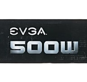 EVGA 500 W1, 80+ WHITE 500W Power Supply( 100-W1-0500-KR)