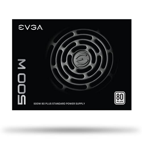 EVGA 500 W1, 80+ WHITE 500W Power Supply( 100-W1-0500-KR)