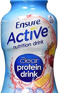 Ensure Clear Nutrition Drink Bottles Mixed Fruit, 10 Fl Oz (Pack of 4)