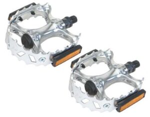 vp-474 alloy pedals 1/2" chrome. bike pedals, bicycle pedal, for lowrider, beach cruiser, chopper, limo, stretch bike