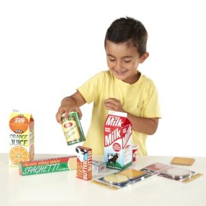 Melissa & Doug Fridge Groceries Play Food Cartons (8 pieces) - FSC Certified