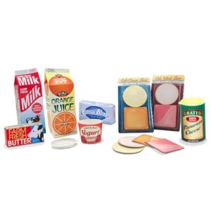 Melissa & Doug Fridge Groceries Play Food Cartons (8 pieces) - FSC Certified