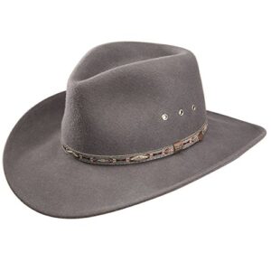 stetson elk horn wool cowboy hat (large)