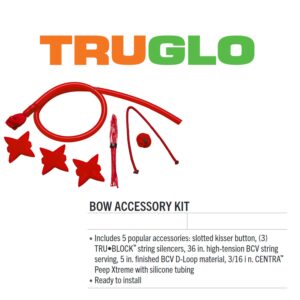 TRUGLO Bow Accessory Kit Red