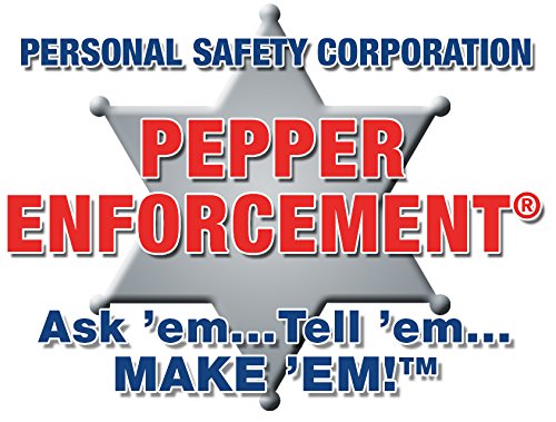 Pepper Enforcement PE510M-FT Splatter Stream Pepper Spray - Maximum Strength 10% OC Formula - Emergency Self Defense Personal Protection & Safety (1-Pack Stream Pepper Spray)