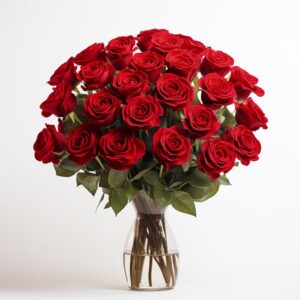 Red Roses- 50 Beautiful Fresh Flowers- Beautiful Gift