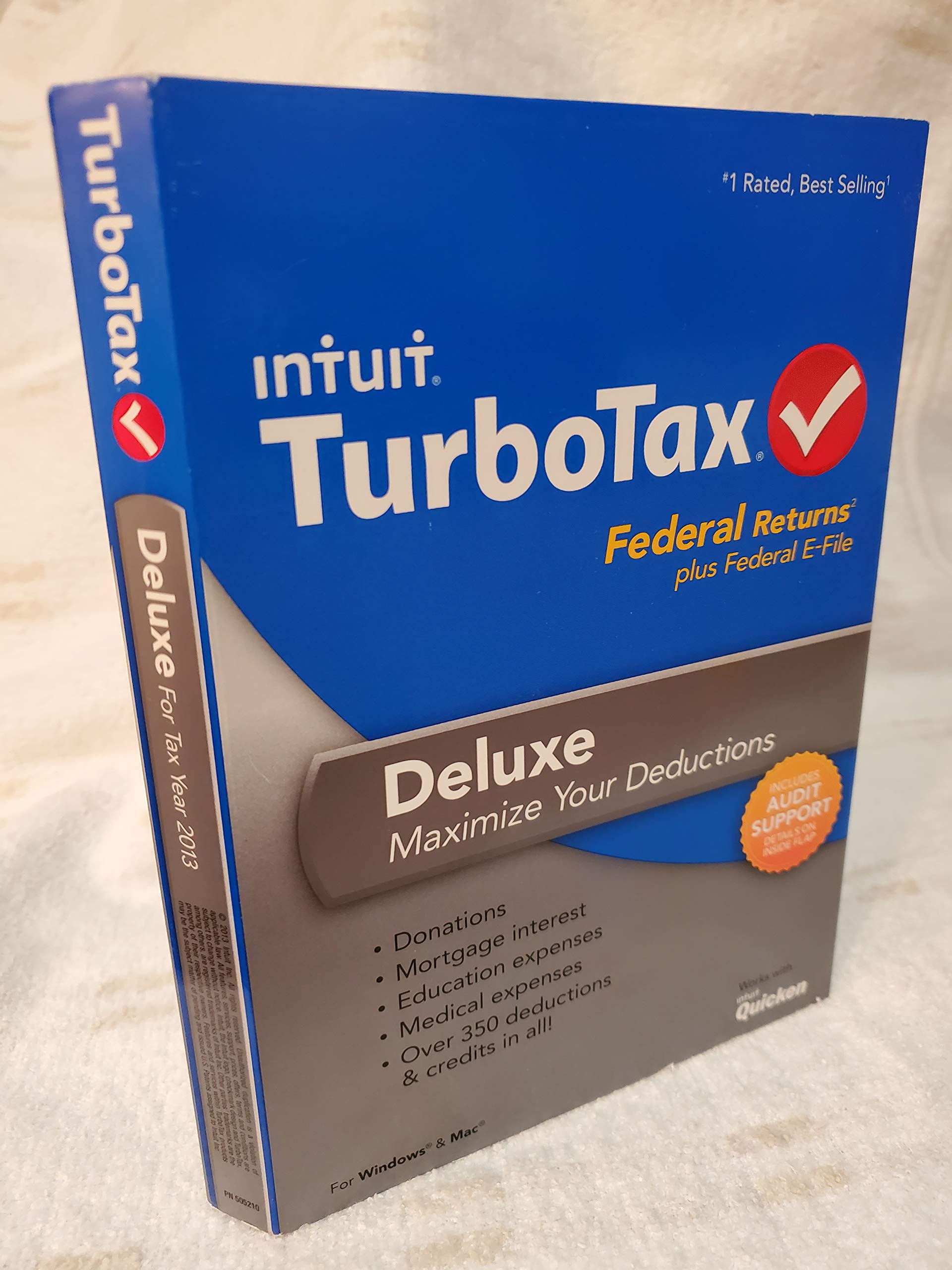 Turbotax Deluxe No State 2013