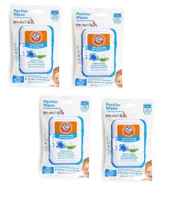 munchkin arm & hammer pacifier wipes (4 packs of 36 wipes each)