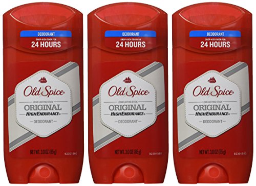 Old Spice High Endurance Original Scent Deodorant for Men - 3 Ounce / 85g, 3 Pack