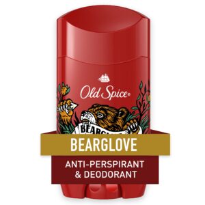 old spice anti-perspirant deodorant for men, bearglove scent, 2.6 oz