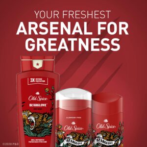 Old Spice Anti-Perspirant Deodorant for Men, Bearglove Scent, 2.6 Oz