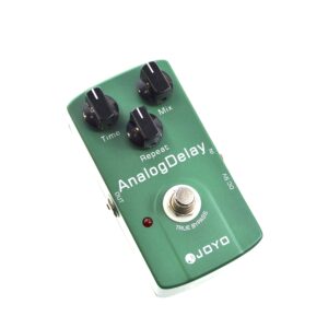 joyo jf-33 analog delay guitar effect pedal - true bypass, dc 9v and battery supported