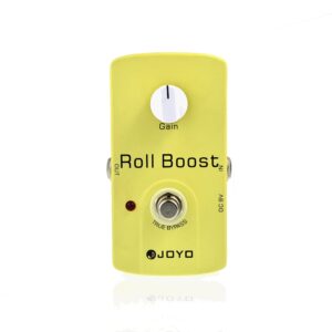 JOYO JF-38 Roll Boost Guitar Effect Pedal - True Bypass, DC 9V and Battery Supported