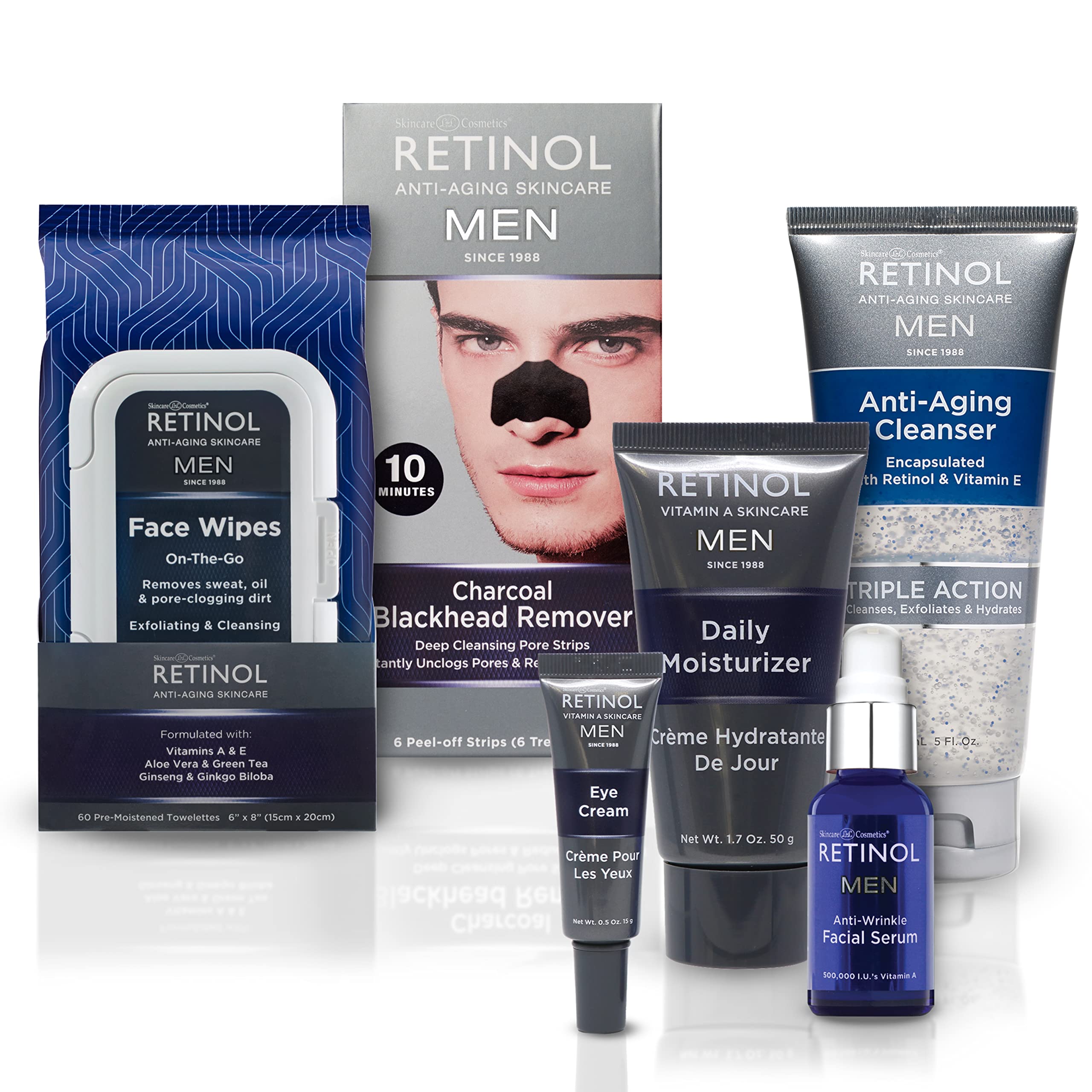 Retinol Men’s Daily Moisturizer – The Original Retinol Moisturizing Cream Made For A Man’s Skin – Anti-Aging Benefits of Exfoliating Vitamin A & Deep Hydration For Healthier, Younger Looking Skin