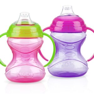 Nuby Clik-It, Cup with Spout, 2-Pack, 10 Ounce