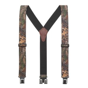 perry hook-on belt suspenders big n tall - the original - realtree xtra - 2"w x 54"l