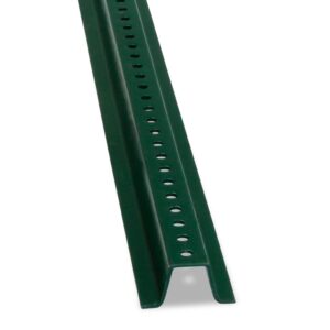 smartsign u-channel sign post, heavy duty | 6' tall baked enamel steel post