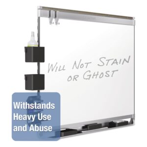 Quartet Magnetic Whiteboard, Porcelain, White Board, Dry Erase Board, 6' x 4', Aluminum Frame, Prestige 2 Duramax (P557AP2)