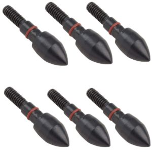 allen fat belly archery bullet points, 5/16", 100 grain, black