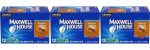 maxwell house blend coffee, 36 k-cups (ships in retail packaging, as shown)