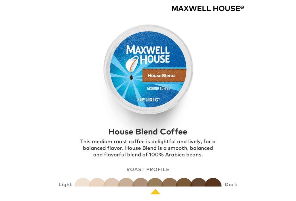 Maxwell House Blend Coffee, 36 K-Cups (Ships in Retail Packaging, as Shown)