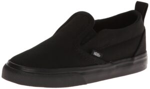 vans toddler classic slip-on v black/black vn-0ubsbka 5