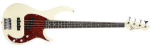 peavey milestone bass guitar, ivory