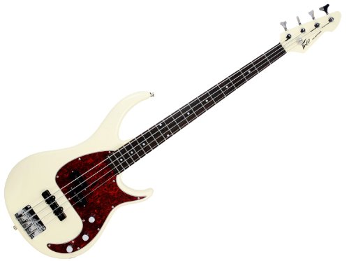 Peavey Milestone Bass Guitar, Ivory