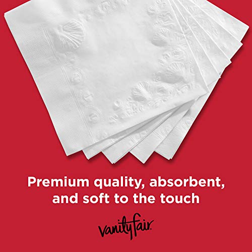 Vanity Fair Everyday Paper Napkins, 150 Count, Disposable Napkins Made Soft And Smooth For Everyday Meals